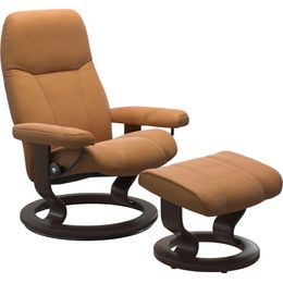 Relaxsessel stressless, B:72cm H:94cm T:70cm, braun, Leder BATICK: BATICK ist ein leicht korrigiertes, durchgefärbtes und genarbtes Möbelleder, bei