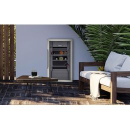 CASO GERMANY CASO Getränke- und Dosenkühler "697 BBQ Cooler L-R", B:59,5cm H:102,5cm T:65cm, grau, Weinkühlschränke
