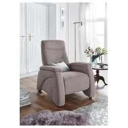 Relaxsessel exxpo - SOFA FASHION "Ascoli, Relaxsessel, Loungesessel, Hochlehnsessel" Sessel Gr. Webvelours, B/H/T: 88cm x 106cm x 99cm, grau (taupe) mit Relaxfunktion