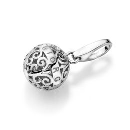 Damen Charm Kugel "Kugel, Silber 925", silber, Giorgio Martello MILANO, Silber 925 (Sterlingsilber), Charms