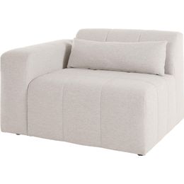 Sofaelement, B:116cm H:74cm T:90cm, beige, LeGer Home by Lena Gercke, 88% Polyester, 9% Rayon, 3% Nylon, Polsterelemente, "Maileen", Modul Sessel mit