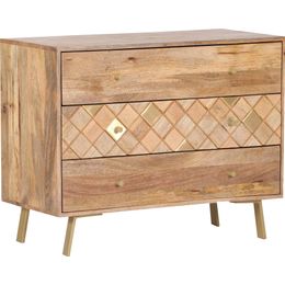 Kommode GUTMANN FACTORY, B:95cm H:75cm T:45cm, beige, Schlafzimmer, Sideboards