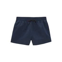 s.Oliver Herren Badeshorts, blau, Gr. M, kontrastfarbene Details, unifarben, Microfaser, Microfaser, Polyester, Badehosen, mit komplement&auml;rem