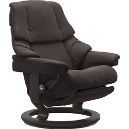 Relaxsessel stressless, B:79cm H:98cm T:78cm, braun, Leder BATICK: BATICK ist ein leicht korrigiertes, durchgefärbtes und genarbtes Möbelleder, bei
