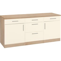 Wiho-Küchen Unterschrank WIHO KÜCHEN, B:180cm H:85cm T:60cm, beige, Küche, Schränke, "Kiel", 180 cm breit
