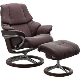 Relaxsessel stressless, B:79cm H:99cm T:75cm, rot, Leder BATICK: BATICK ist ein leicht korrigiertes, durchgefärbtes und genarbtes Möbelleder, bei dem