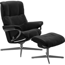 Relaxsessel stressless, B:83cm H:102cm T:74cm, schwarz, Leder BATICK: BATICK ist ein leicht korrigiertes, durchgef&auml;rbtes und genarbtes M&ouml;belleder,