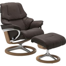 Relaxsessel stressless, B:92cm H:100cm T:80cm, braun, Leder BATICK: BATICK ist ein leicht korrigiertes, durchgefärbtes und genarbtes Möbelleder, bei