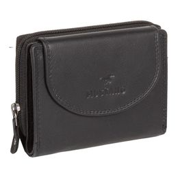 Mustang Damen Geldbörse "Udine leather wallet top opening", schwarz, Leder, Kleinlederwaren, im praktischen Format