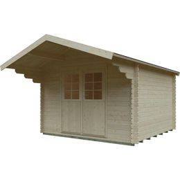 Gartenhaus Kiehn-Holz, beige, Holzwerkstoff, Gartenh&auml;user, "D&uuml;rreckberg", aus naturbelassenem Fichtenholz