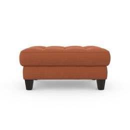 Sit & More Stauraumhocker SIT & MORE, B:101cm H:47cm T:66cm, orange, 90% Polyester 10%Polyamid, Hocker, "Westham", wahlewise mit/ohne Federkern