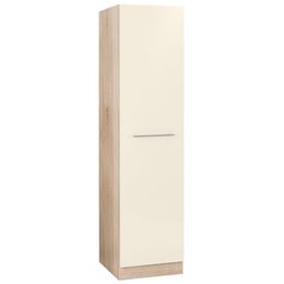 Wiho-Küchen Seitenschrank WIHO KÜCHEN, B:50cm H:200cm T:57cm, beige, Küche, Schränke, "Flexi2"