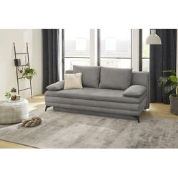 Jockenhöfer Schlafsofa, B:202cm T:105cm, grau, JOCKENHÖFER GRUPPE, Korpus: 100% Polyester;Kissen: 100% Polyester, Kinderzimmer, Sofas, "Laurin", als