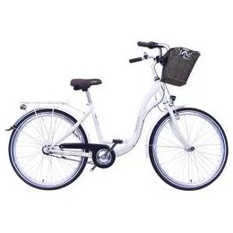 Cityrad FASHION LINE "3-Gang Citybike" Fahrräder Gr. 43cm, 26 Zoll (66,04cm), beige (creme + creme)