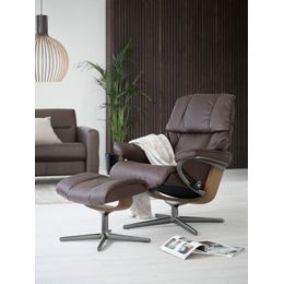 Relaxsessel stressless, B:92cm H:100cm T:80cm, braun, Leder PALOMA: PALOMA ist ein durchgefärbtes Semianilin-Möbelleder mit natürlicher Narbung.,