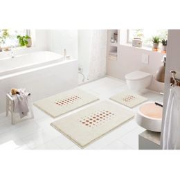 Badematte Grund, beige, Badematten