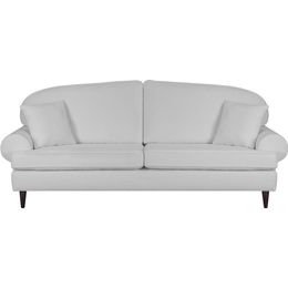 3-Sitzer Home Affaire, B:226cm H:95cm T:100cm, grau, 93% Polyester, 6% Acryl, 1% Cotton, Sofas, "Vitreux", auch im Bouclébezug, incl. Zierkissen
