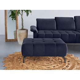 Polsterhocker Inosign, B:102cm H:45cm T:68cm, blau, 100% Polyester, Hocker, "Fresh", passend zum Ecksofa "Fresh", auch in Bezug Olympia EASY CLEAN