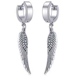 Firetti Damen Paar Creolen "Schmuck Geschenk Wing", 13mm, Edelstahl, silber, Edelstahl, Ohrringe
