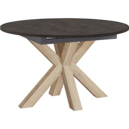 M&auml;usbacher Esstisch M&Auml;USBACHER, B:130cm H:78cm T:130cm, grau, Garten, Tische, Untergestell Sternform
