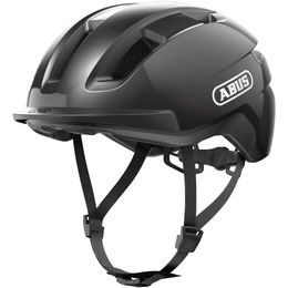 Abus Fahrradhelm "PURL-Y", L Kopfumfang: 57cm - 61cm, grau, Helme