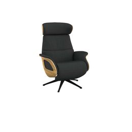 Relaxsessel FLEXLUX, B:81cm H:111cm T:90cm, grau, 100% Polyester, Wohnzimmer, Sessel, "Clement elektrischer Funktionsessel", Gr&ouml;&szlig;e M, R&uuml;cken &
