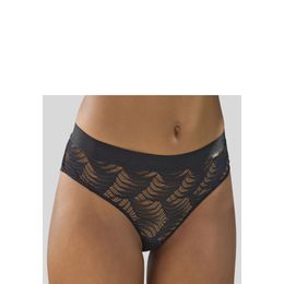 Lascana Damen Panty "Marla", Gr. 32, schwarz, Spitze, Obermaterial: 91% Polyamid, 9% Elasthan, Unterhosen, aus graphischer Spitze