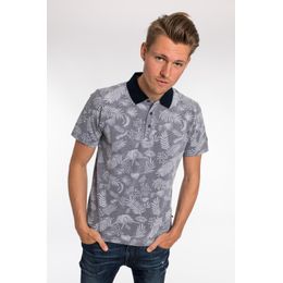 DEPROC Active Herren Poloshirt "HEDLEY MEN", blau, Gr. 48, 100% Baumwolle, Shirts, auch in Großen Größen erhältlich