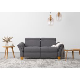 2,5-Sitzer Home Affaire, B:185cm H:84cm T:93cm, braun, 100% Polyester, Sofas, "Lindgren", wahlweise mit TV-Funktion, links oder beidseitig,