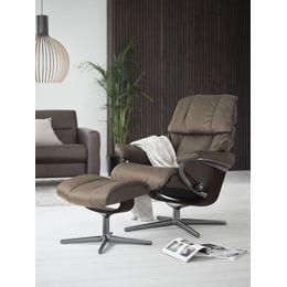 Relaxsessel stressless, B:83cm H:100cm T:76cm, braun, Leder BATICK: BATICK ist ein leicht korrigiertes, durchgef&auml;rbtes und genarbtes M&ouml;belleder, bei