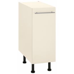 Wiho-K&uuml;chen Unterschrank WIHO K&Uuml;CHEN, B:30cm H:86,5cm T:58cm, beige, K&uuml;che, Schr&auml;nke, "Ela", Breite 30 cm, Auszug mit cleverer Inneneinteilung