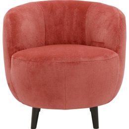 Sessel, B:72cm H:72cm T:76cm, rot, LOOKS by Wolfgang Joop, 100% Polyester, Sessel, "LOOKS XIV Cocktailsessel", runde Form, perfekt f&uuml;r jeden Wohnraum