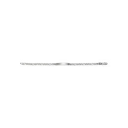 Firetti Damen Armband "Schmuck Geschenk Silber 925 Armkette ID-Platte Figarokette", 18, Silber 925 (Sterlingsilber), silber, Silber 925