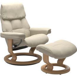 Relaxsessel stressless, B:88cm H:99cm T:77cm, beige, Leder BATICK: Batick ist ein leicht korrigiertes, durchgefärbtes und genarbtes Möbelleder, bei