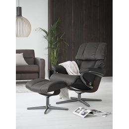 Relaxsessel stressless, B:83cm H:100cm T:76cm, grau, Leder PALOMA: PALOMA ist ein durchgefärbtes Semianilin-Möbelleder mit natürlicher Narbung.,