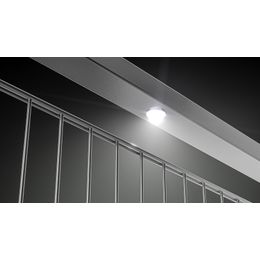 Alberts LED Einbauleuchte "Lichtsystem Highlight", L:1.200cm, grau, Leuchten, aufsteckbar, mit 12 Leuchtmitteln für 12 m Zaunlänge