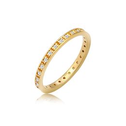 Elli DIAMONDS Damen Verlobungsring "Verlobungsring Diamant (0.14 ct) 585 Gelbgold", 52mm, 0,14 P1 = bei 10-facher Vergr&ouml;&szlig;erung erkennbare
