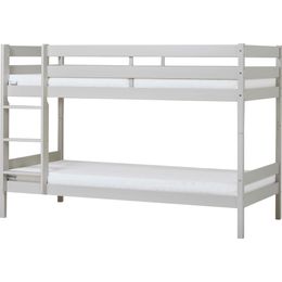 Etagenbett Hoppekids, B:101cm H:140cm L:206cm, grau, Kinderzimmer, Etagenbetten, "ECO Comfort Kinderbett 90x200 oder 70x160 aus Massivholz in 4