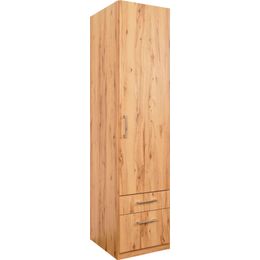 Dreht&uuml;renschrank Priess, B:48cm H:193cm T:54cm, beige, Holzwerkstoff, Schr&auml;nke, "Lindau"