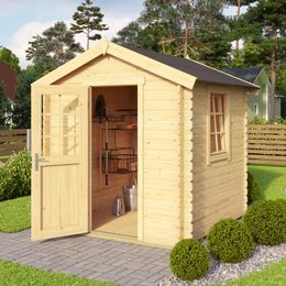 Gartenhaus Lasita Maja, beige, Holzwerkstoff, Gartenh&auml;user, "Mosel 1"