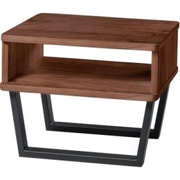 Nachtkonsole Hasena, B:48cm H:36cm T:38cm, braun, Massivholz, Sideboards, "Surf"