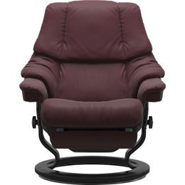 Relaxsessel stressless, B:79cm H:98cm T:78cm, rot, Leder BATICK: BATICK ist ein leicht korrigiertes, durchgefärbtes und genarbtes Möbelleder, bei dem