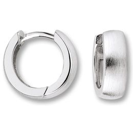 ONE ELEMENT Damen Paar Creolen "Ohrringe Creolen aus 925 Silber &Oslash; 12,4 x 4,1 mm", Damen, Silber 925 (Sterlingsilber), silber, Silber 925