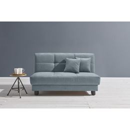 ell+ell Schlafsofa ELL + ELL, B:125cm H:90cm T:100cm, blau, 100% Polyester, Kinderzimmer, Sofas, "Tilda", Breite 125 cm, inkl. 2 Zierkissen