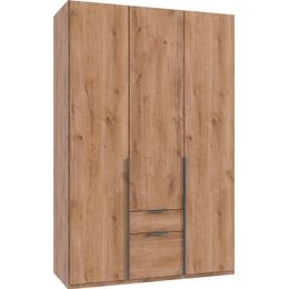 Kleiderschrank wimex, B:135cm H:208cm T:58cm, braun, Schlafzimmer, Schränke, "New York", wahlweise 208 oder 236cm hoch