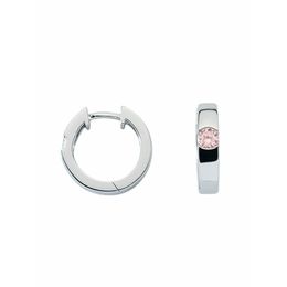 Adelia&acute;s ADELIA ́S Damen Paar Ohrh&auml;nger "1 Paar 925 Silber Ohrringe / Creolen mit Zirkonia &Oslash; 15,7 mm", Damen, Silber 925 (Sterlingsilber), bunt, Silber 925