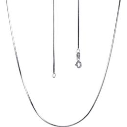 Firetti Damen Silberkette "Schmuck Geschenk Silber 925 Armband Kette Fu&szlig;kette Bauchkette Omega", 41, Silber 925 (Sterlingsilber), B: 1,1mm, silber,