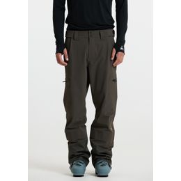 SOS Herren Skihose "Lipno", grau, Gr. S, unifarben, 84% Nylon, 16% Elasthan, Hosen, mit wasserdichter Technologie und funktionalen Features