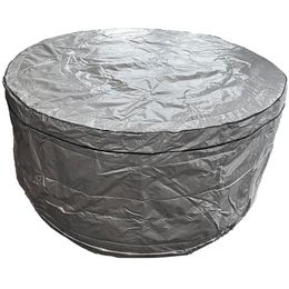 Schutzplane American Spa, B:203cm H:100cm L:203cm, silber, Polyester, Planen, "Alaska", Ø: 203 cm