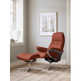 Relaxsessel stressless, B:79cm H:103cm T:73cm, rot, Leder PALOMA: PALOMA ist ein durchgef&auml;rbtes Semianilin-M&ouml;belleder mit nat&uuml;rlicher Narbung.,